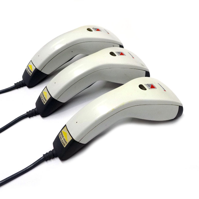 (Lot of 3) Intermec ScanPlus 1800 VT Barcode UPC Scanners with USB Cable