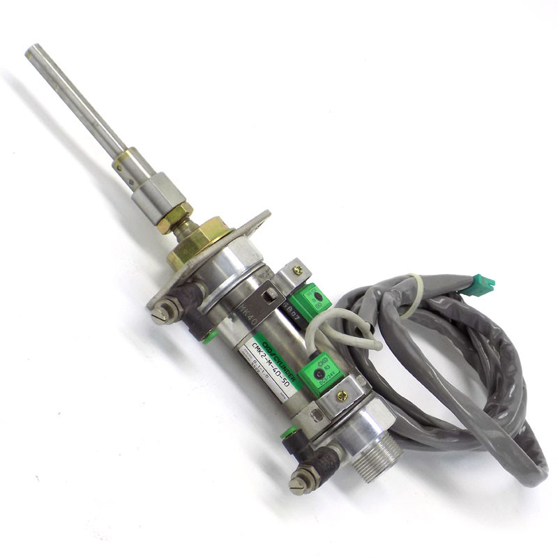 CKD CMK2-M-40-50 Cylinder & (2) CKD R3 DC5/24V Sensors & (2) CKD SC3G-6 ...