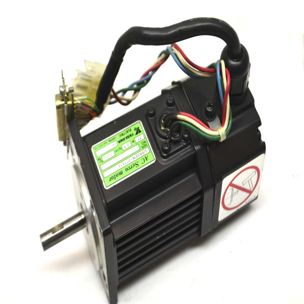 Yaskawa Electric USASEM-01TE12 AC Servo Motor + Encoder
