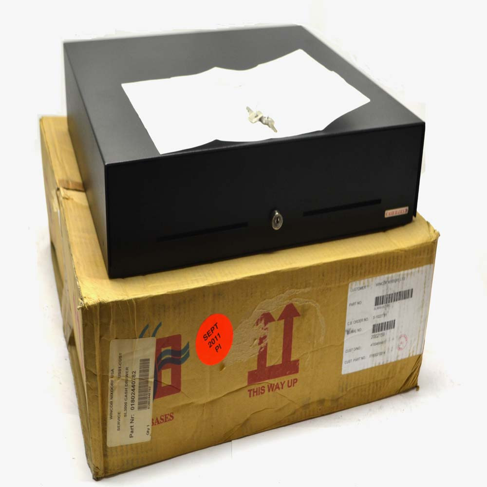 NEW Cash Bases SL3000-0020RC Slimline Layflat Slide-Out POS Drawer