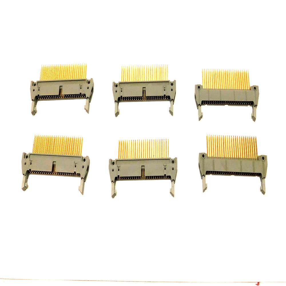 3M 3433 4 Wall Header 50 Pin Male Connector Interconnects (6)