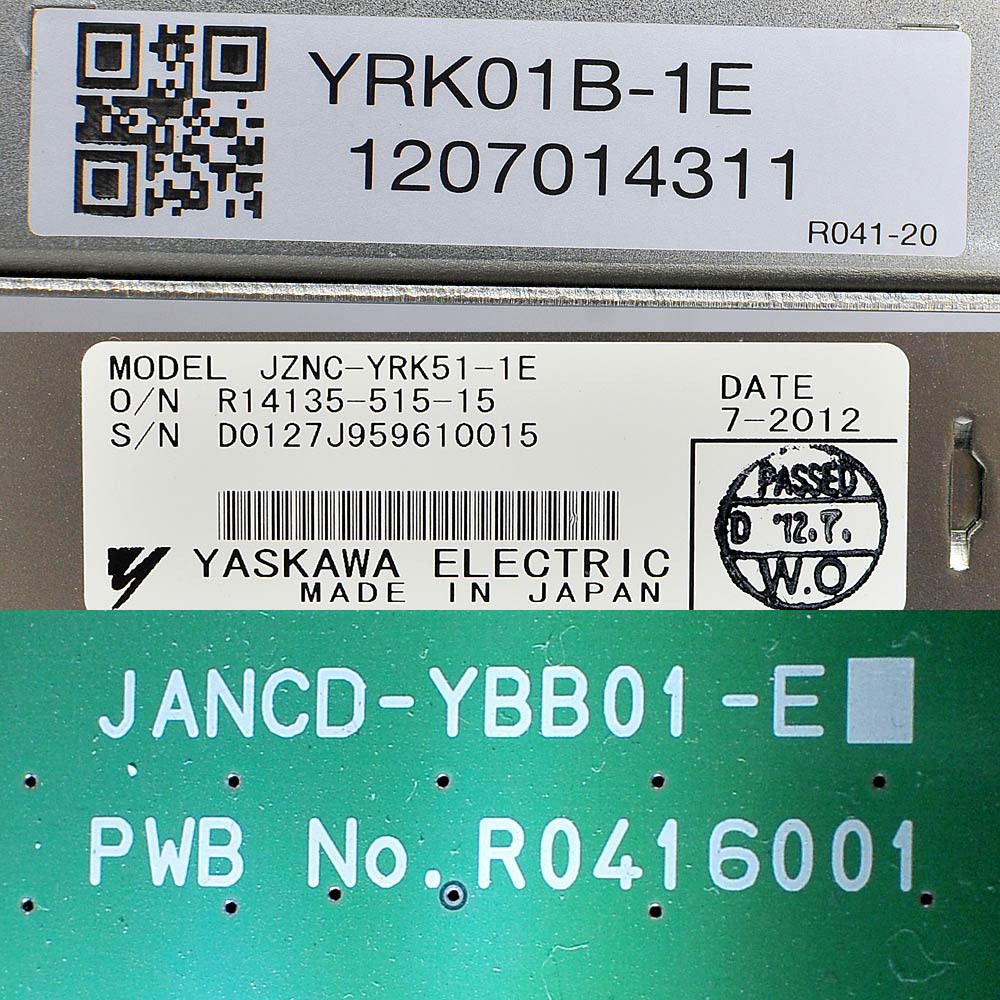 Yaskawa YRK01B Control Electronics Rack with JANCD-YBB01 and YBB01 PCI ...