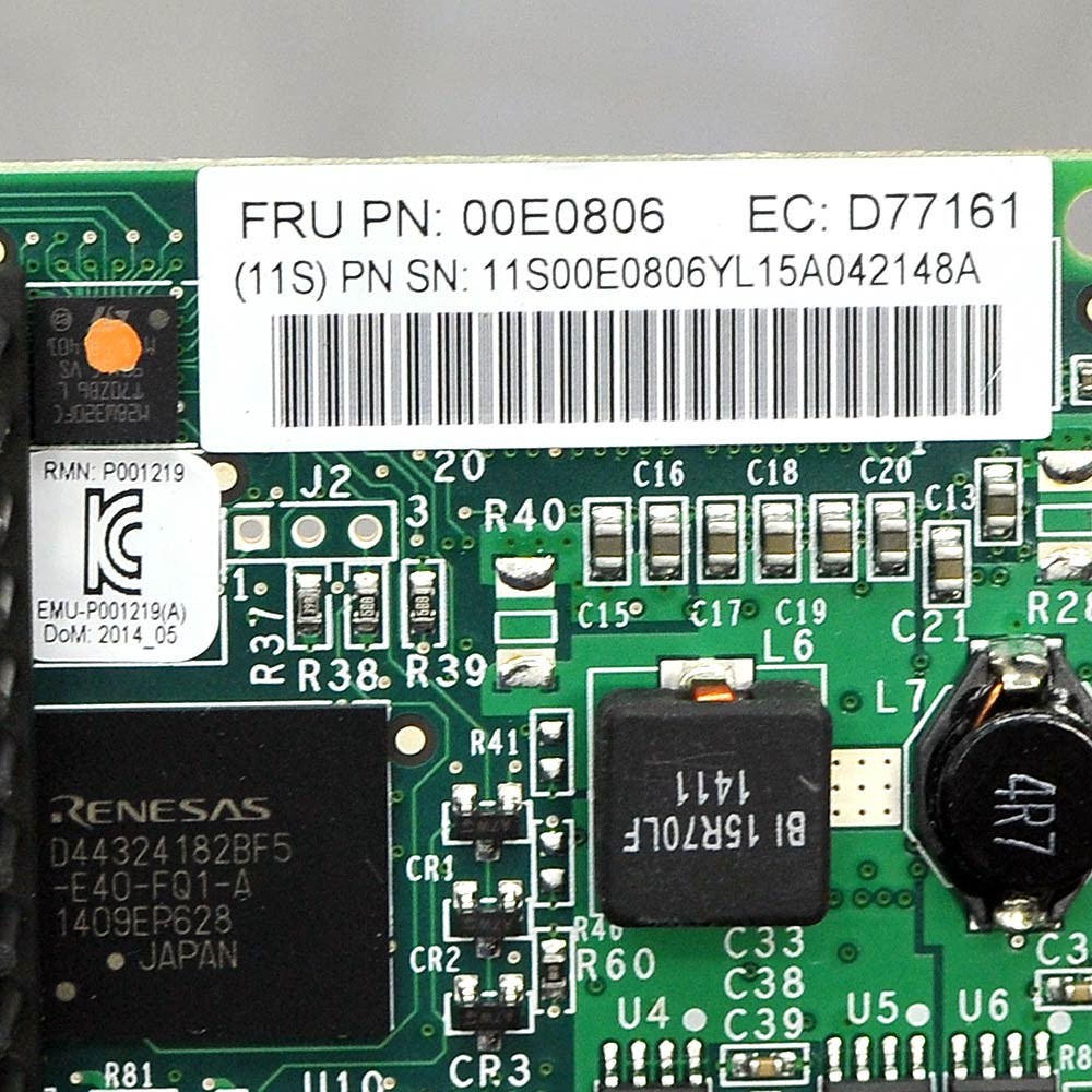 IBM 00E0806 2-channel Fibre Channel PCIe