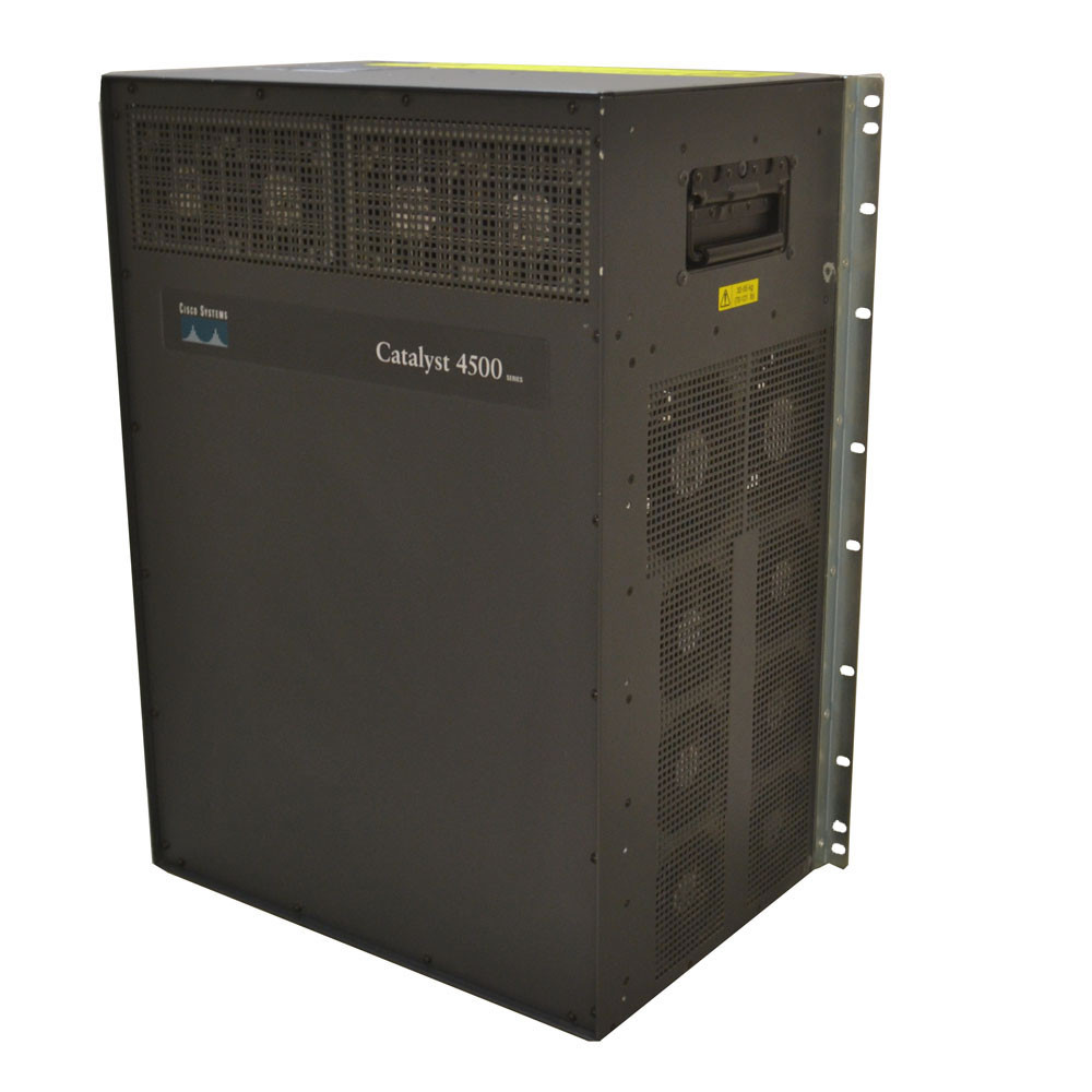 Cisco WS-C4510R V06 Catalyst Switch Cabinet w/ (1)WS-X4582 (2) PWR-C45 ...