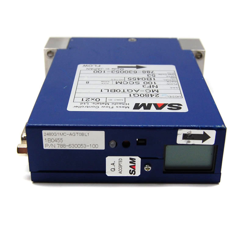 SAM Fantas 2480G1 MC-AGT0BL1 Digital MFC Mass Flow Controller (NF3/100cc) C-Seal