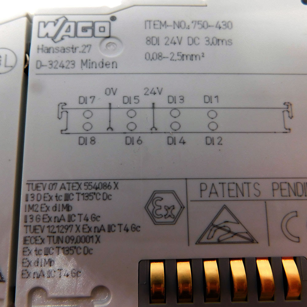 Wago 750-430 8 Channel Digital Input Modules (3)