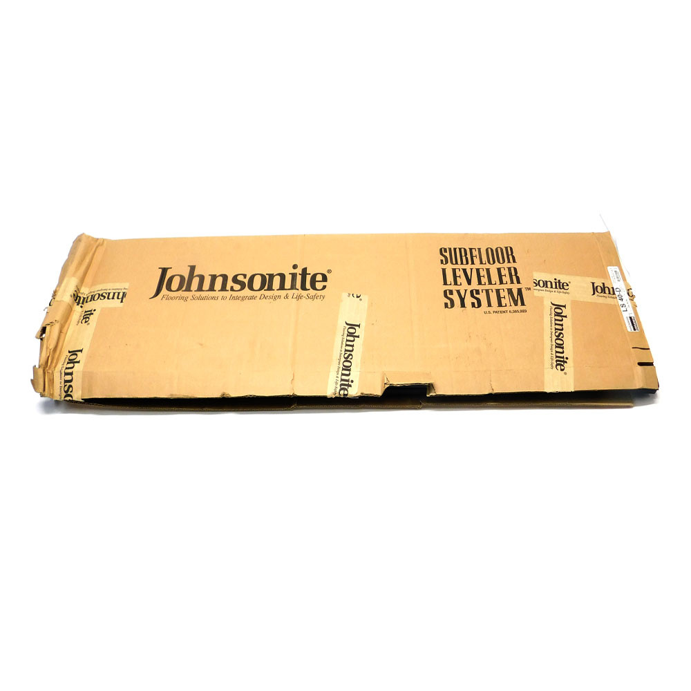 Johnsonite LS 40-D Black Subfloor Leveling Panels 4' X 12" X .37" (5)