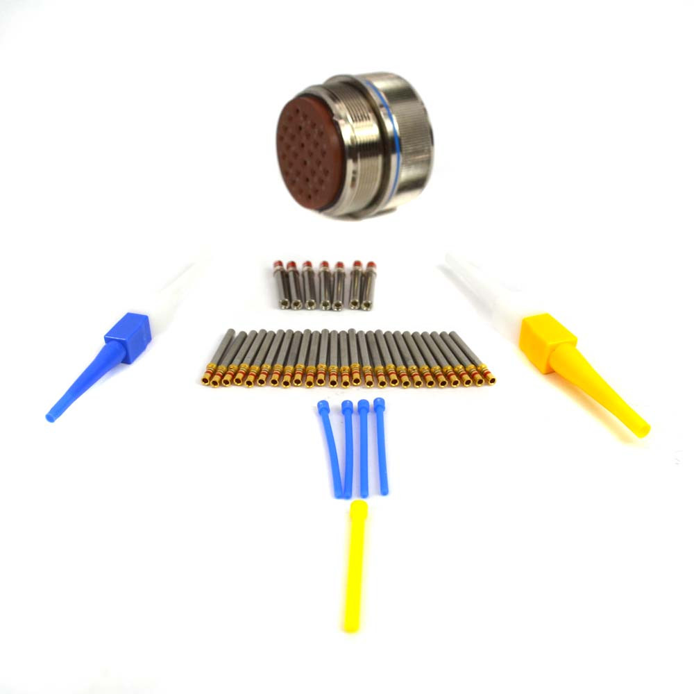 Aero Electric MS3456L32-8S 30-Pin Straight Plug Aluminum Circular Connector