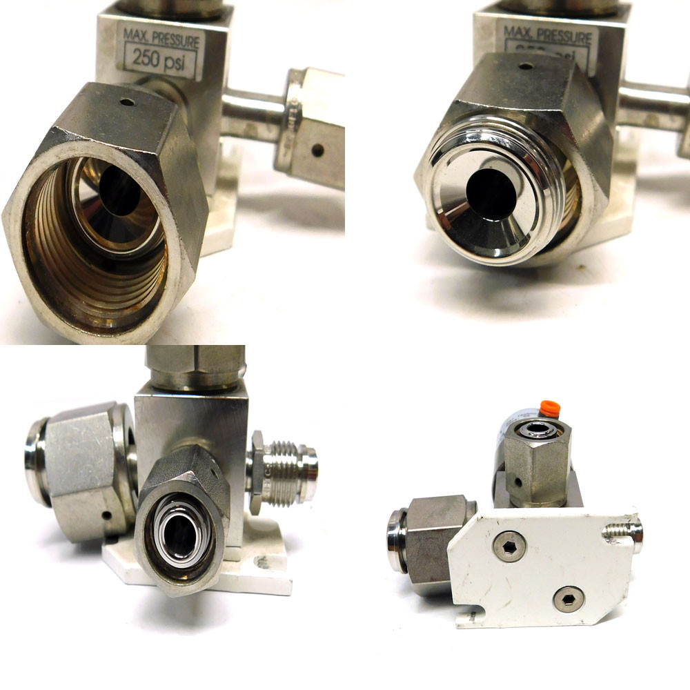 AP Tech AP4550S 250PSI Pneumatically Actuated Diaphragm Air Valve 0.5 Cv