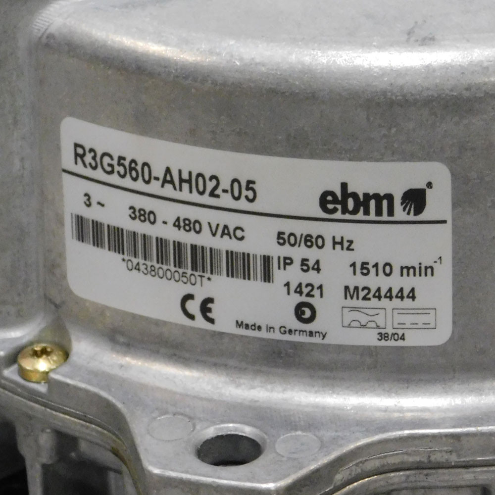 EBM Papst R3G560-AH02-05 21" D Centrifugal Fan & Motor Assembly 3100W