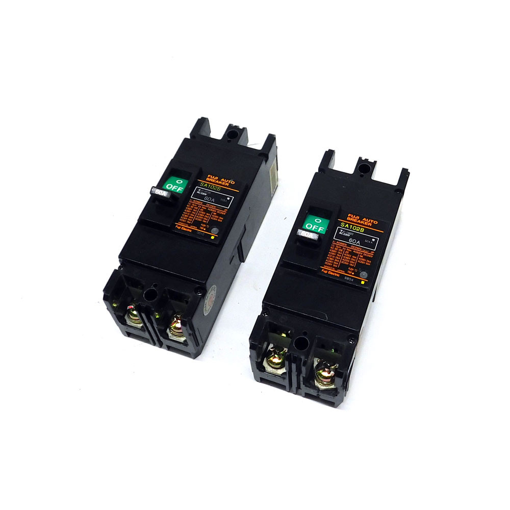 Fuji SA102B 60 Amp 2-Pole Auto Breaker Series Circuit Breakers 660VAC