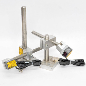 Keyence BL-601HA Barcode Scanners with Adjustable Mounting Stands