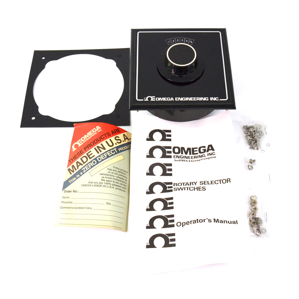 Omega Engineering OSWT-6 6-Position Rotary Selector Switch