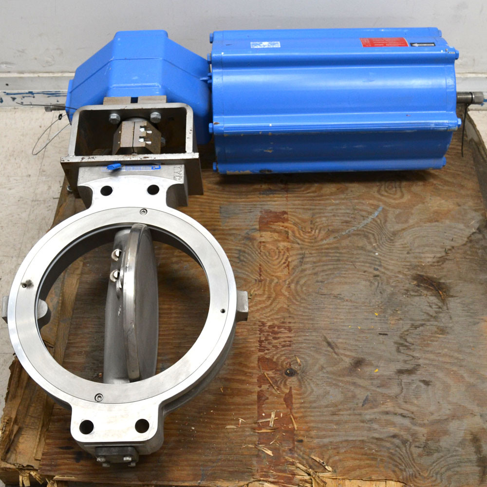 Jamesbury 81SWH3600X2 Size 16 Wafer-Sphere Valve w/ Metso B1JAU20/70L ...