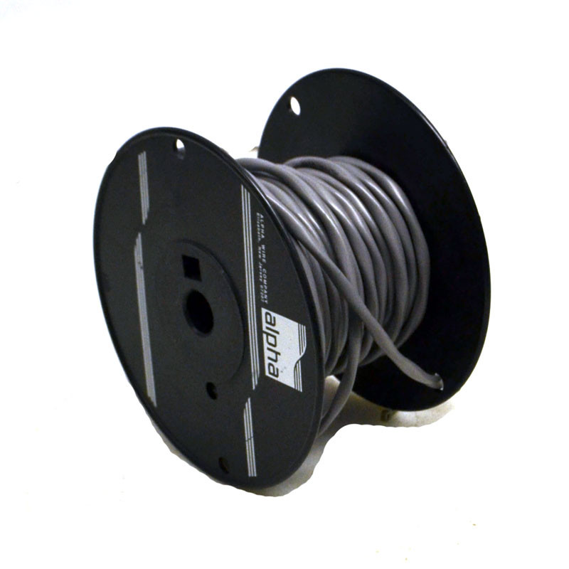 NEW 45 Ft MIL-W-16878D 16 AWG 2 Conductor PVC Mil-Spec Wire Alpha Wire ...