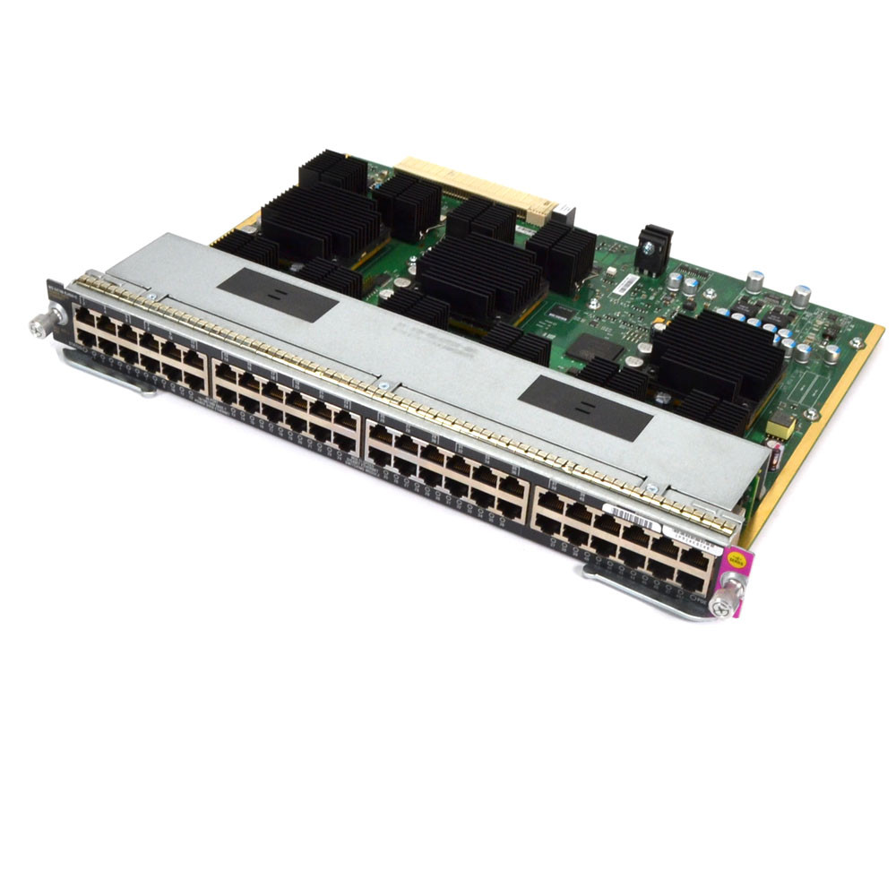 Cisco WS-X4748-RJ45V+E 48-Port PoE Multi-Speed Gigabit Ethernet ...