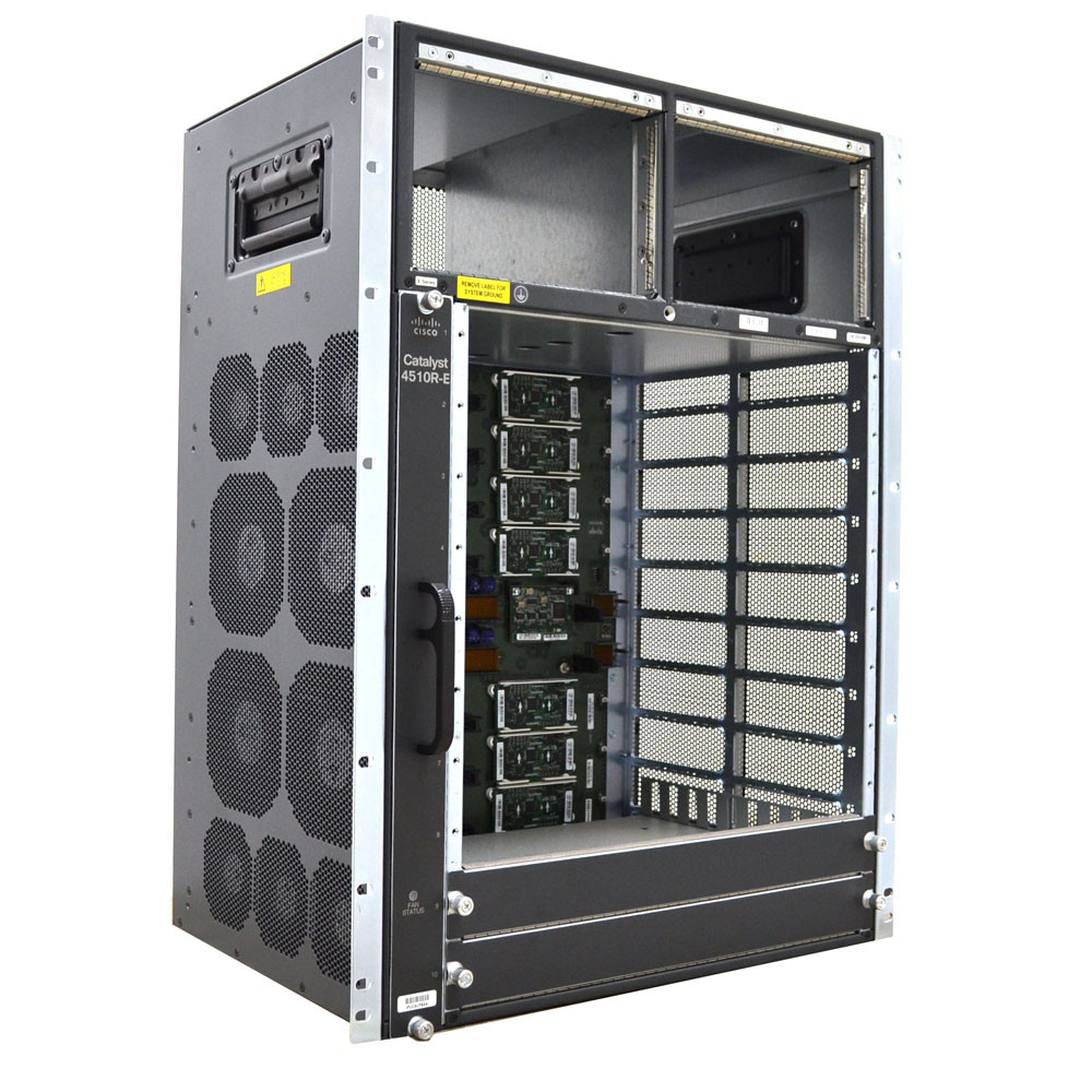 Cisco WS-C4510R-E 10-Slot Catalyst Ethernet Switch Chassis Cabinet