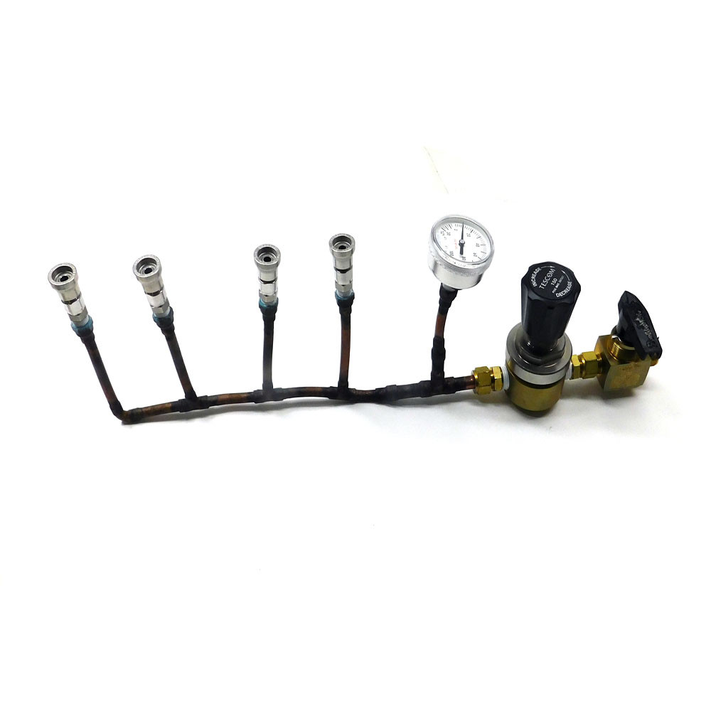 Tescom 150 Pressure Control Regulator w/Ball Valve, 4-Position Manifold ...