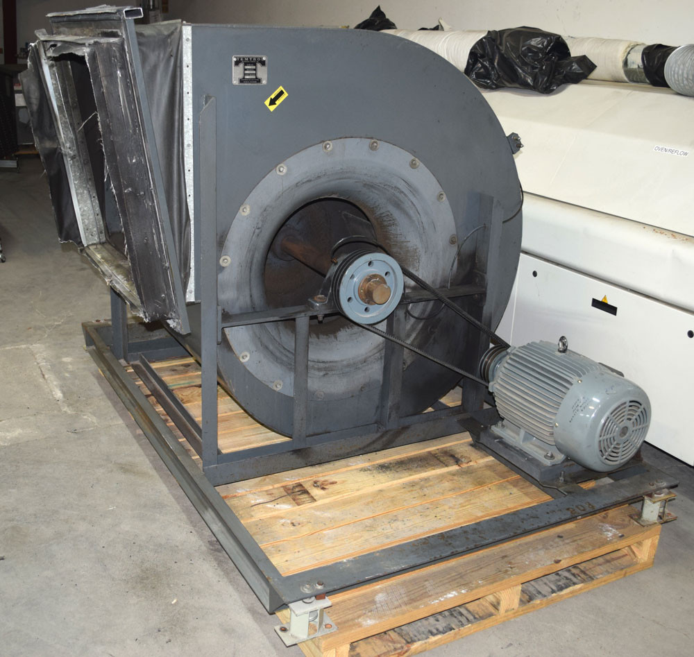 Temtrol 309 20-Hp 3Ph Ventilator Exhaust Squirrel Cage Blower Fan 30 ...