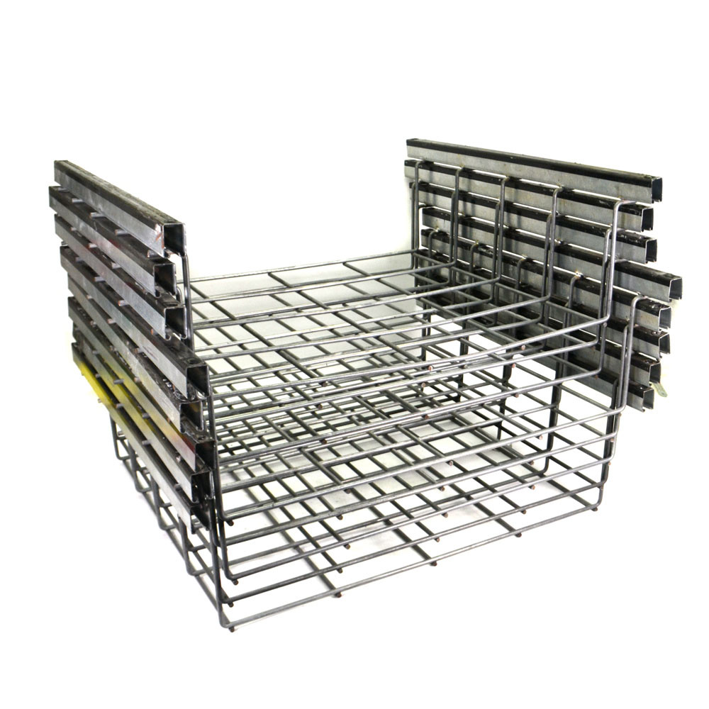 Steel Heavy Duty Wire Mesh Cable Raceway Tray 24.75" x 23" x 8" (8)