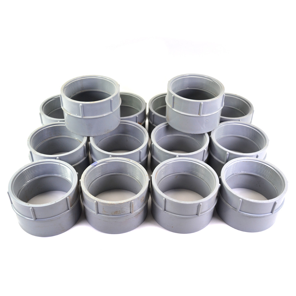 Cantex 5140052 Schedule 40 Female 4-Inch Adapter PVC Threaded x Socket ...