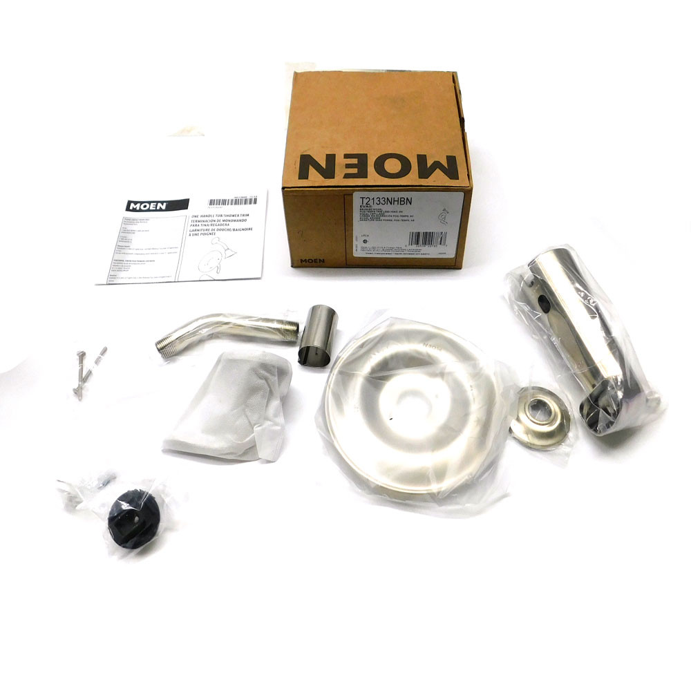 Moen T2133NHBN EVA Single Handle Brushed Nickel Tub/Shower Trim Kit
