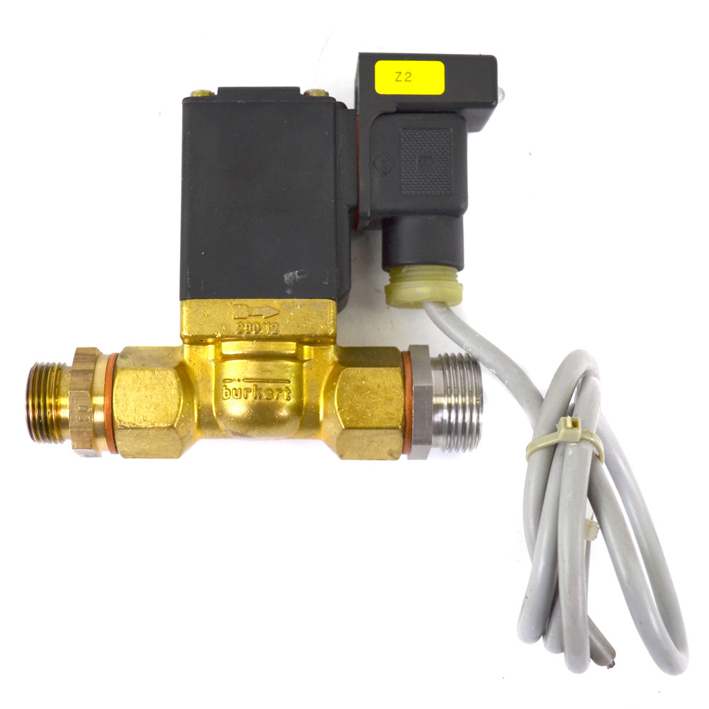 Burkert 0290 A 12,0 NBR MS Solenoid Valve w/ Murr Elektronik 3124068 ...