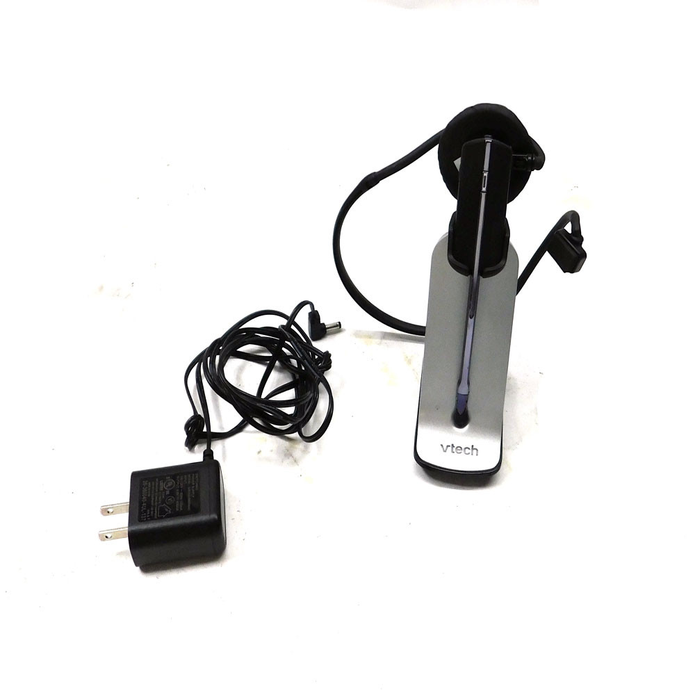 Vtech VH6212 Convertible Wireless Headset w/Over-Head Frame & Charging Base