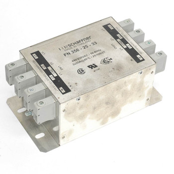 Schaffner FN 356-25-33 Mains AC Power Noise Filter EMI RF 440/250V 3 ...
