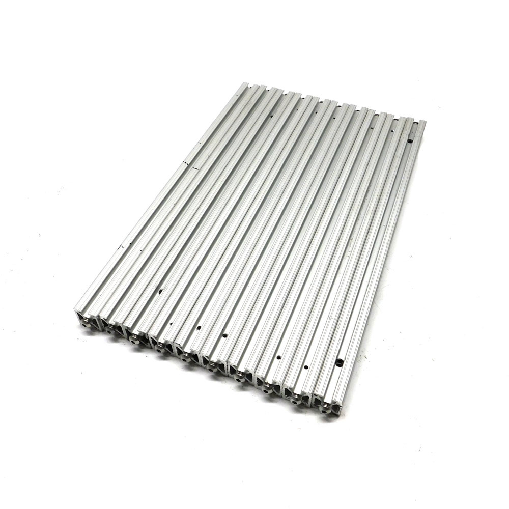 16"L x 1"Wx 1"D Modular Industrial Aluminum T-Slot Construction Bars