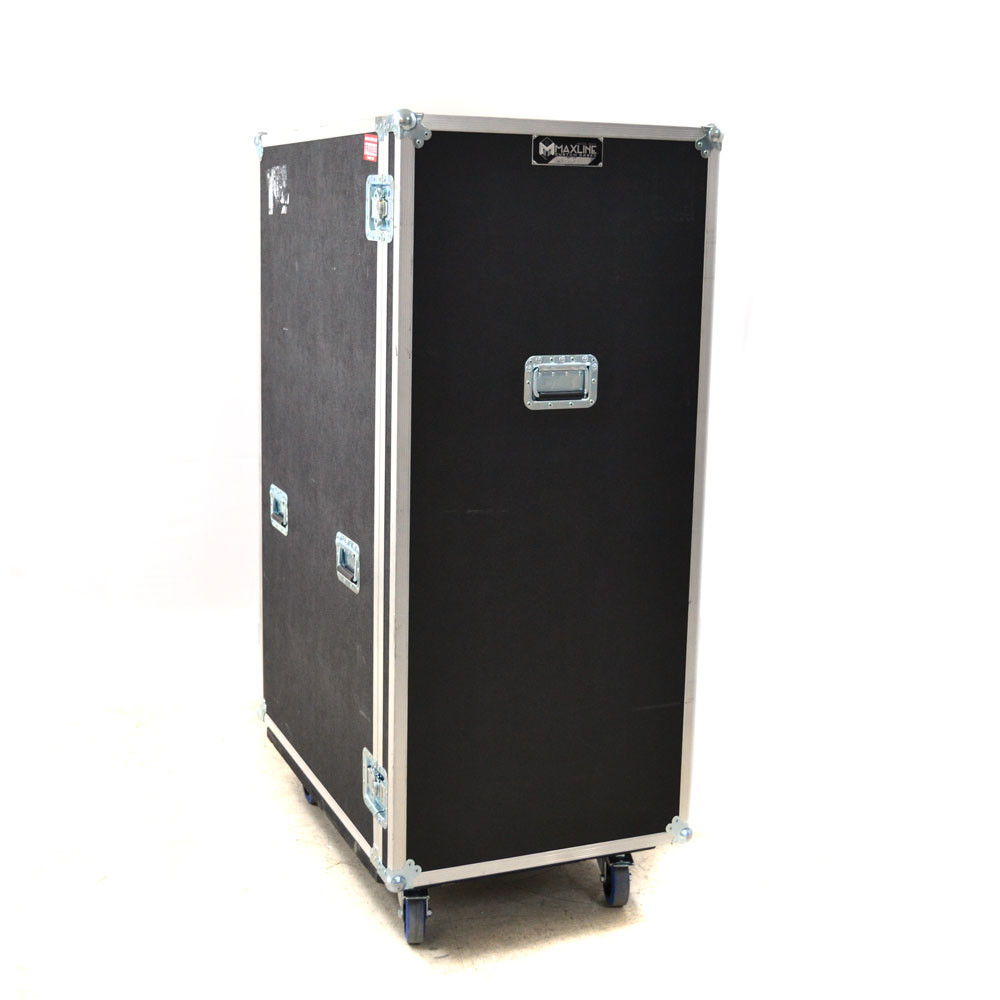 Maxline Custom Cases 42" x 27" x 67" ATA Rack Utility Road Flight Case ...