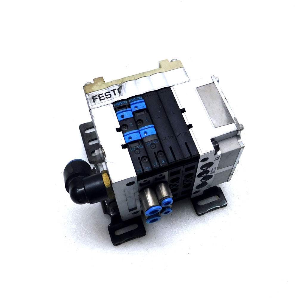 Festo CPV10-VI AS-Interface 4-Bus Pneumatic Valve Manifold Assembly -0. ...