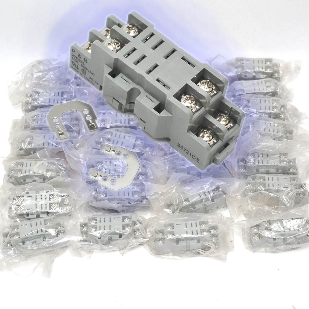 Potter & Brumfield 27E895 Relay Sockets for K10 2 Pole 10A 300V (28)