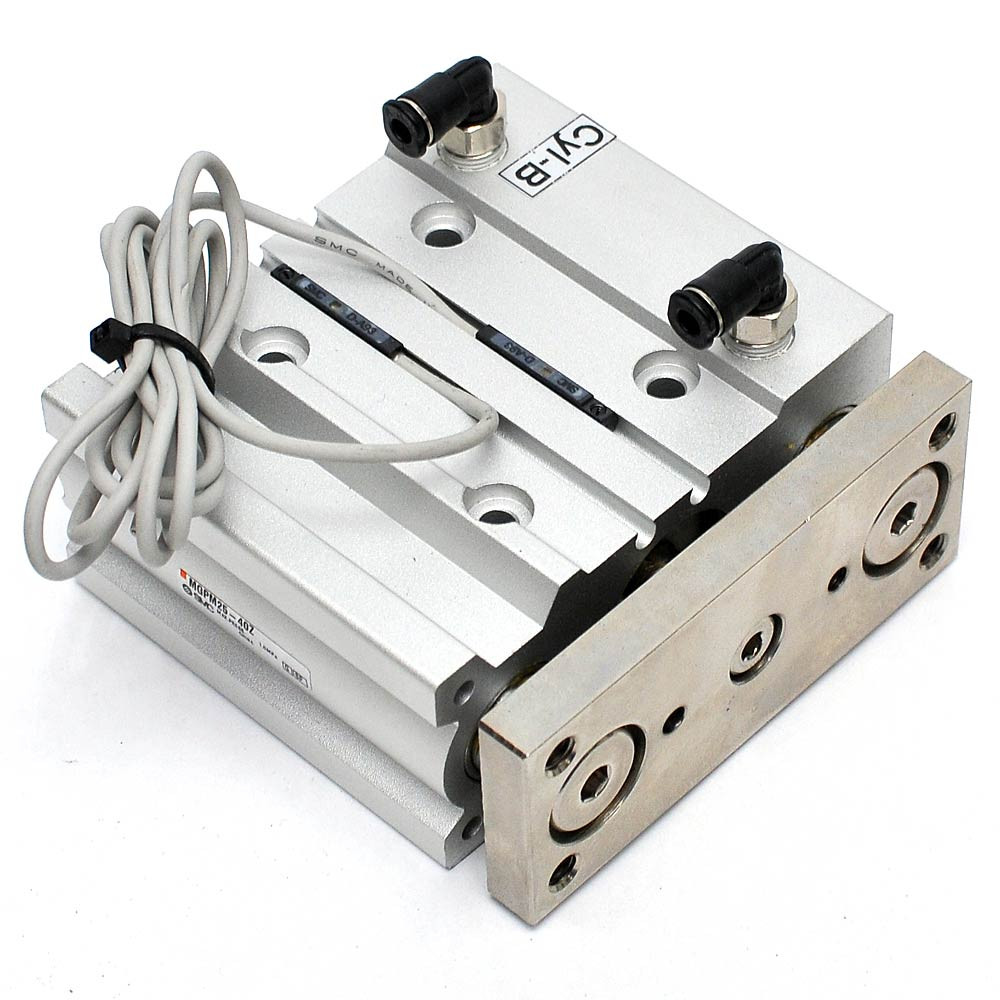 SMC MGPM25-40Z Linear Slide Dual Guide Rod Air Cylinder 40mm Stroke w ...