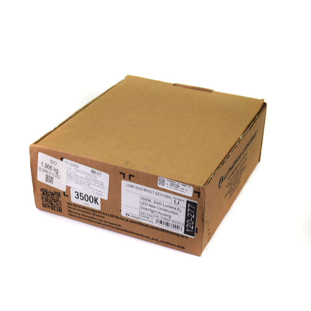 Lithonia LDN6 35/20 MVOLT GZ10 HSG Construction LED Downlight Housing