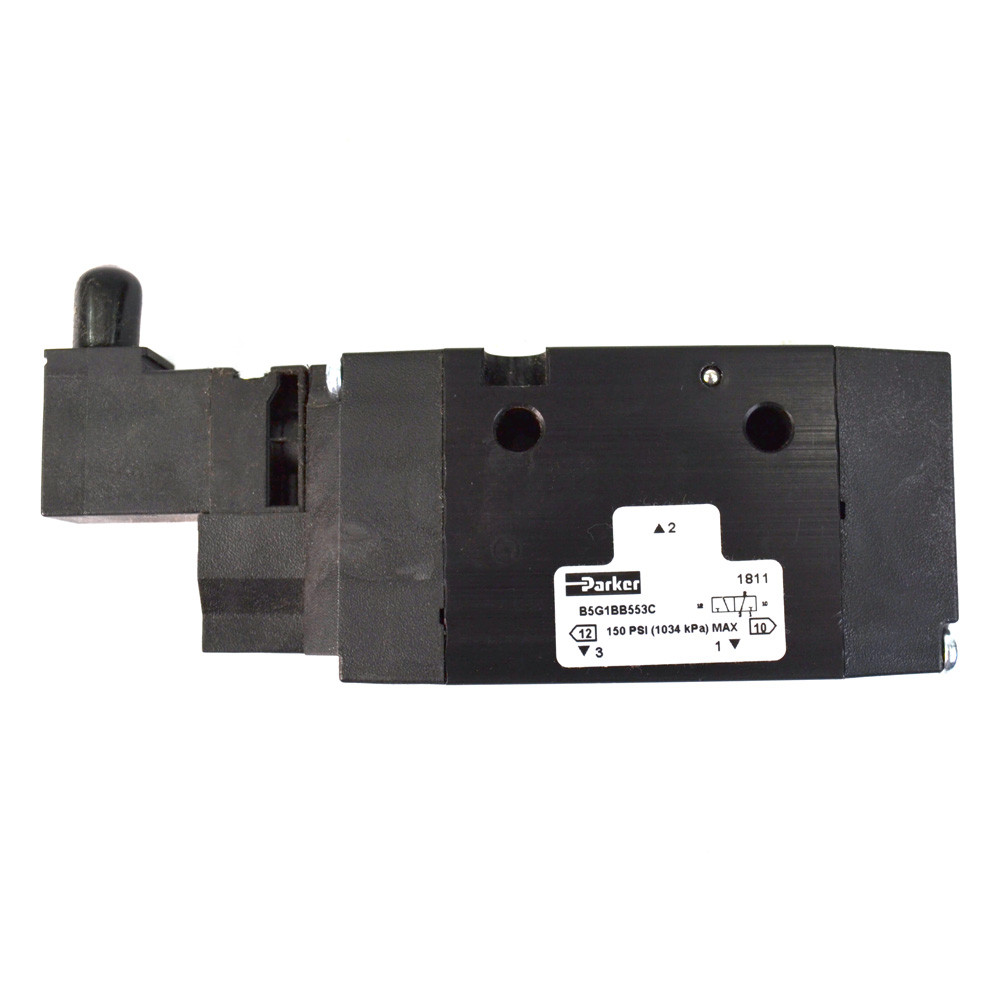 Parker B5G1BB553C Solenoid Air Control Valve 120VAC Spring 1/4" 20-145psi