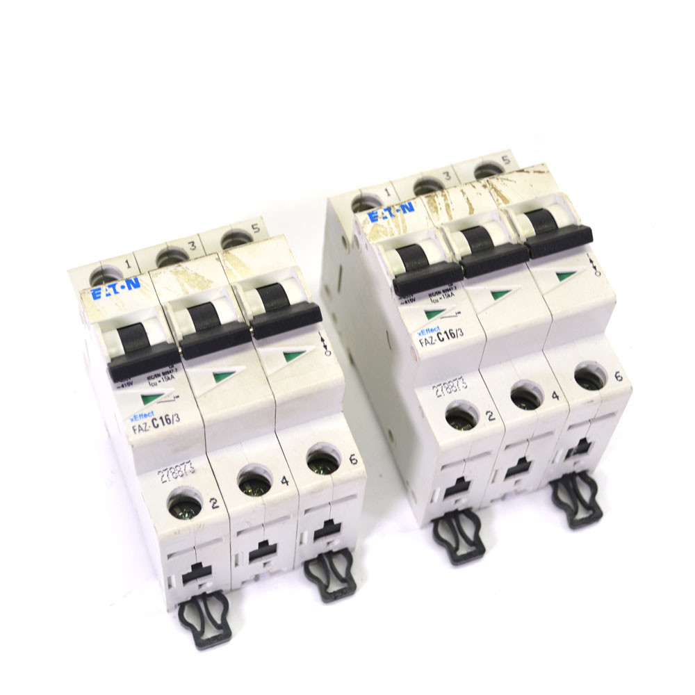 Eaton FAZ-C16/3 16A 3-Pole 480Y/277VAC xEffect Circuit Breaker (2)