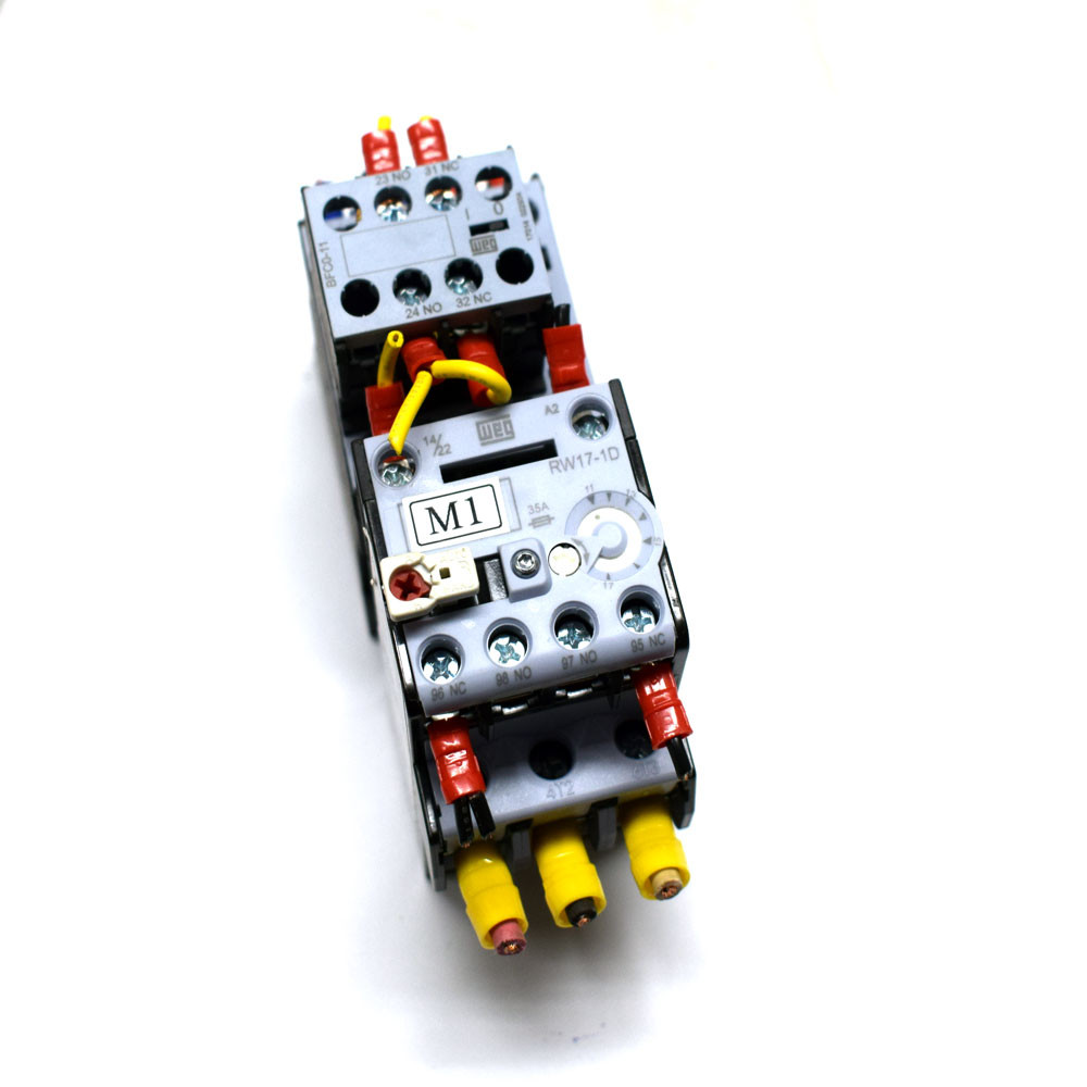 WEG RW17-1D Thermal Overload Relay 690VAC w/ CWC016 & BFC0-11 Aux Contacts