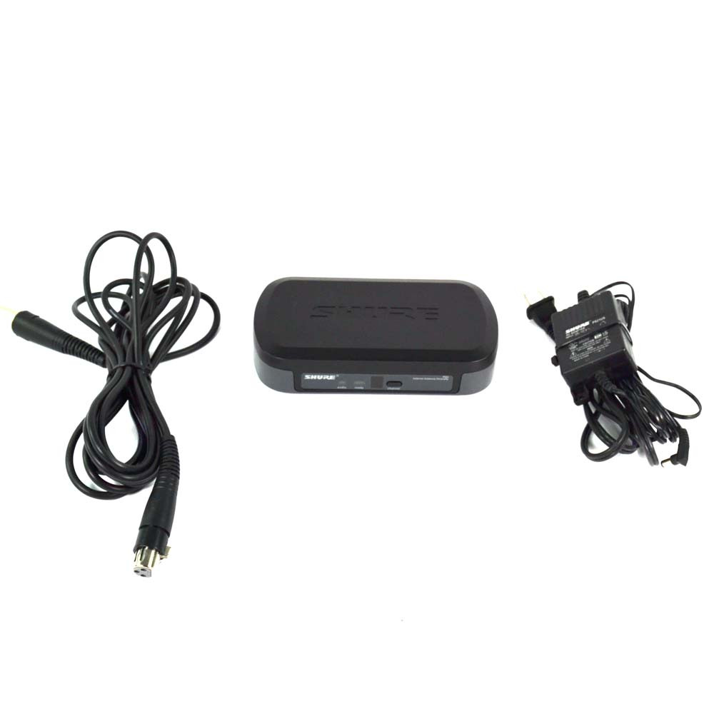 Shure PG4 Wireless Receiver ONLY w/ Power Supply + Mic Cable