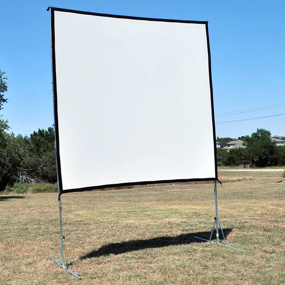 Draper Cinefold 9' x 9' Projection Screen Frame with Surface and Travel ...