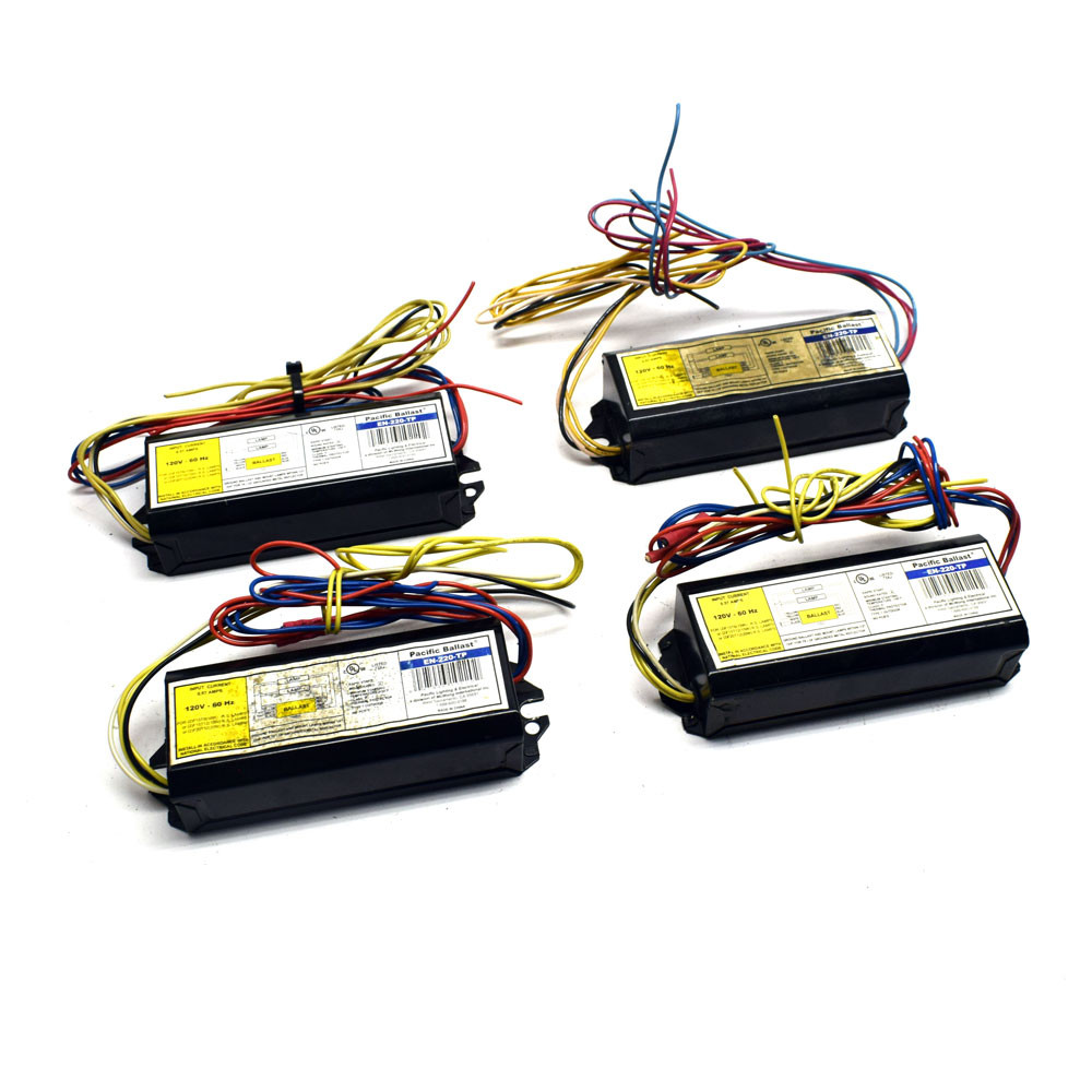 Pacific Ballast EN-220-TP Universal Lighting Ballasts 120VAC 60Hz (4)