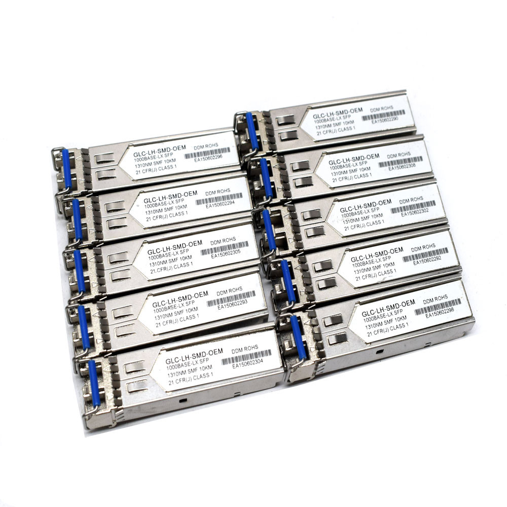 Cisco GLC-LH-SMD-OEM SFP Gigabit Optical Transceiver Module (10)