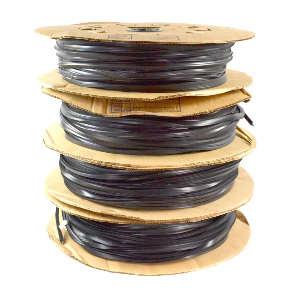 Tex-Trude GVP-188-Black Vinyl Flexible Profile Extrusion for 3/8" Glass ...
