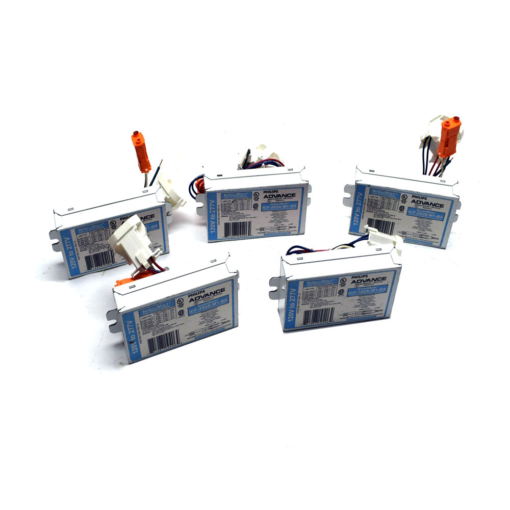 Phillips Advance ICF-2S26-M1-BS Fluorescent Ballasts 120/277VAC (5)