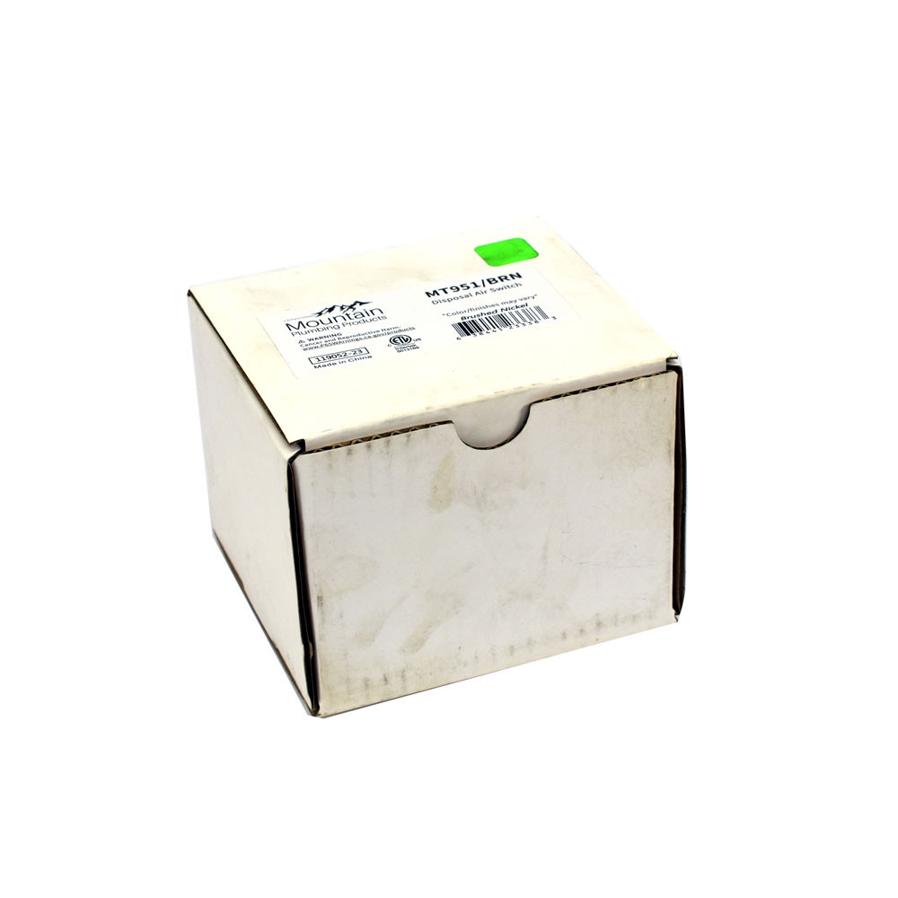 Mountain Plumbing MT951/BRN Round "Classic Touch" Waste Disposer Air Switch
