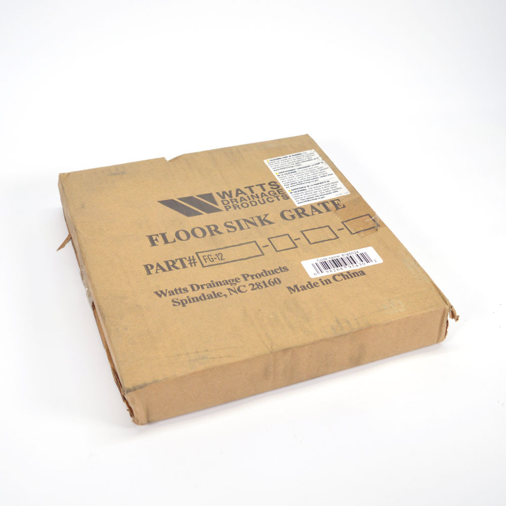 Watts Drainage FG-12 Industrial Steel Full Grate for 12" Square Floor Sink