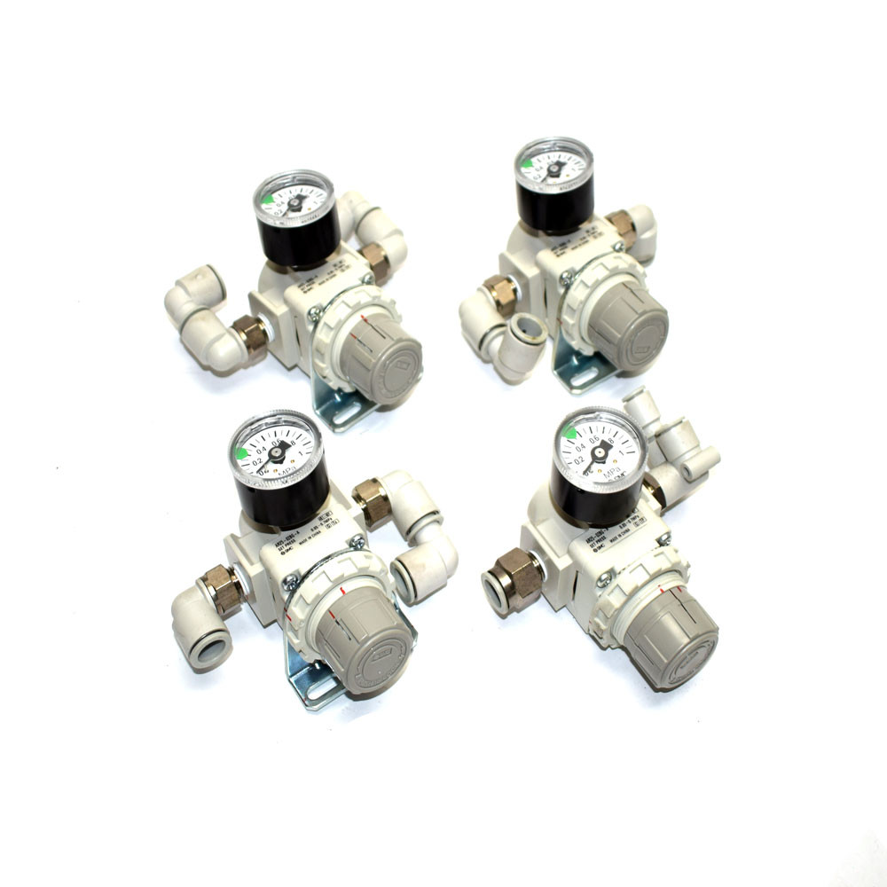 SMC AR25-02BG-A Modular Regulators w/Backflow Function 1/4" Port 1 MPa (4)