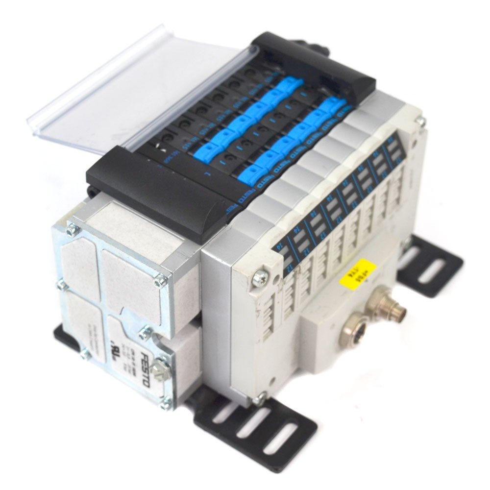 Festo CPV10-VI Valve Manifold w/ CPV10-GE-FB-8-CPI Interface & (6 ...