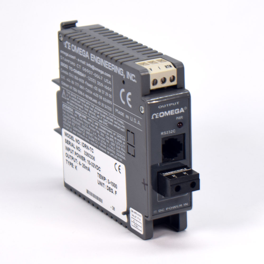 Omega Engineering iDRN-TC DIN Mount Programmable Signal Conditioner ...