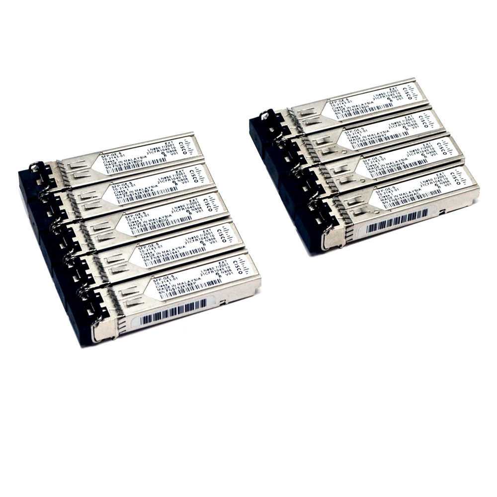 Cisco 10-2143-S SFP-GE-S 1000BASE-SX Transceiver (9)